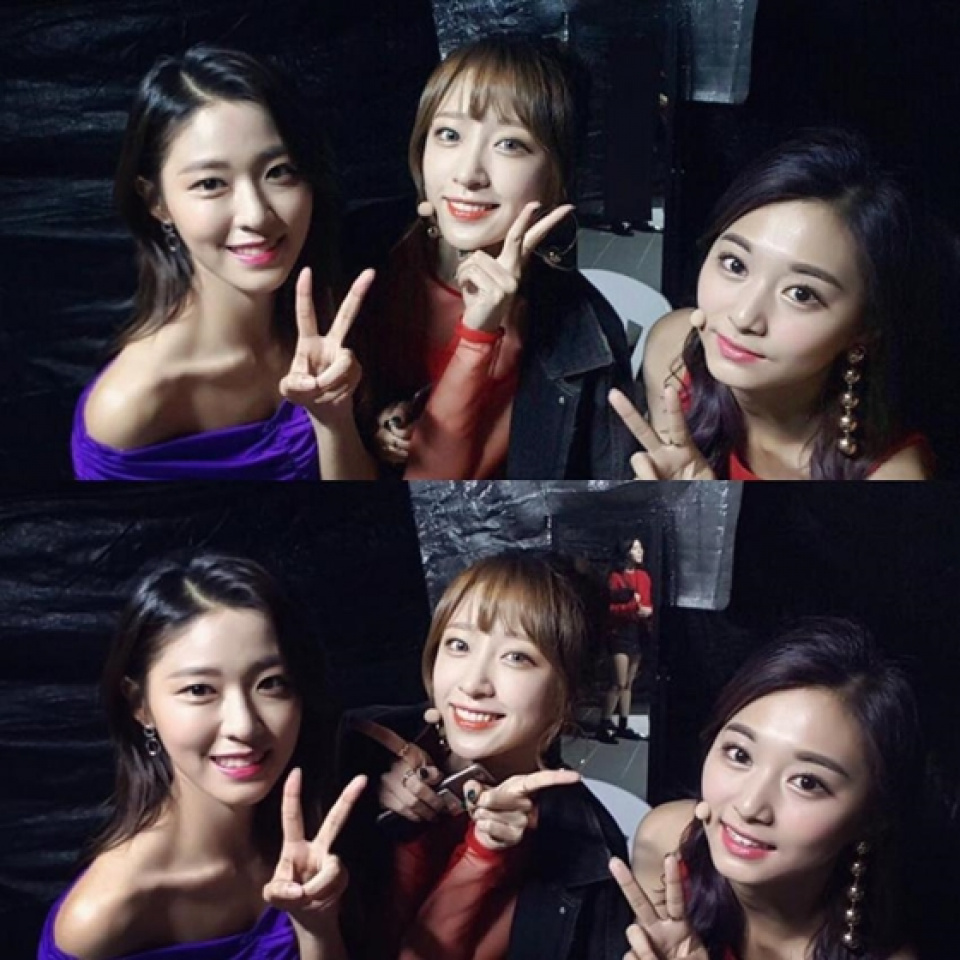 AOAソリョン&EXIDハニ&TWICEツウィ、3人で記念写真 | 韓流ニュース | 韓流大好き!